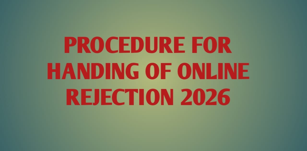 Procedure For Handling Of Online Rejection 2026 - PharmaPath